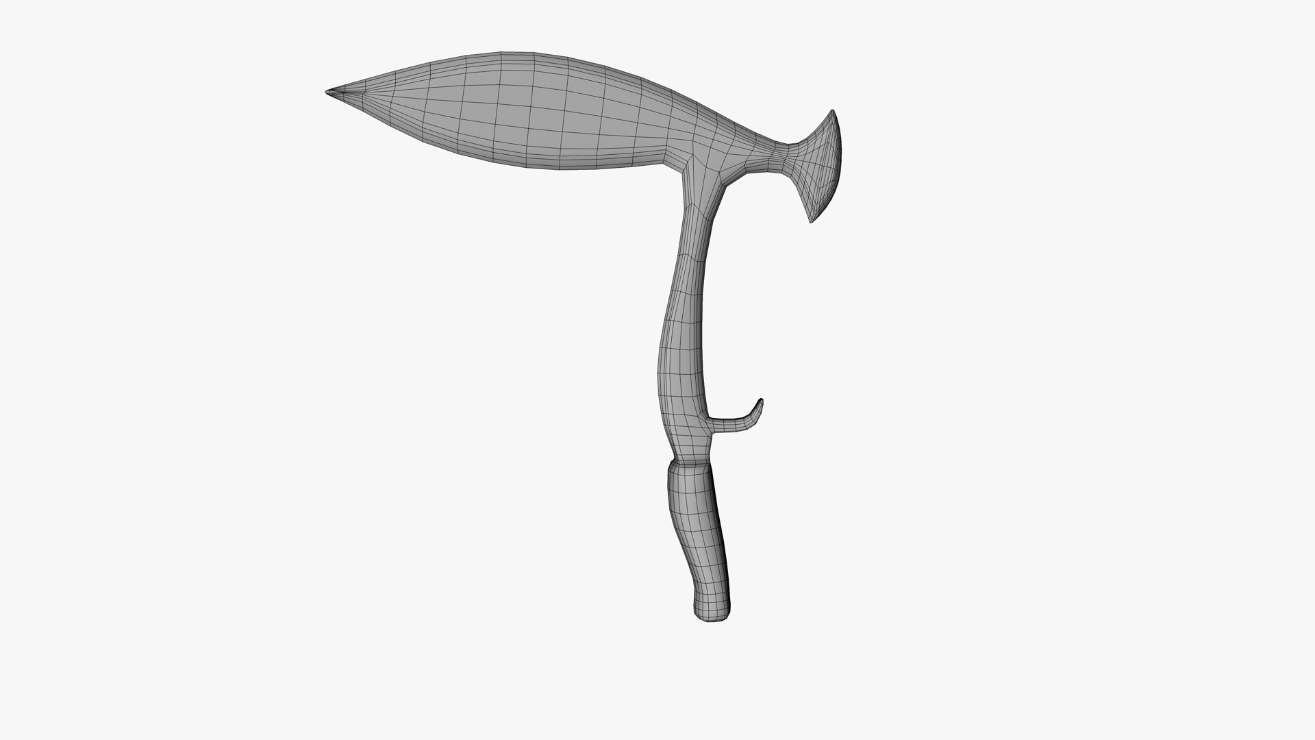 Fang Kpinga Throwing Knife Model - TurboSquid 1906951