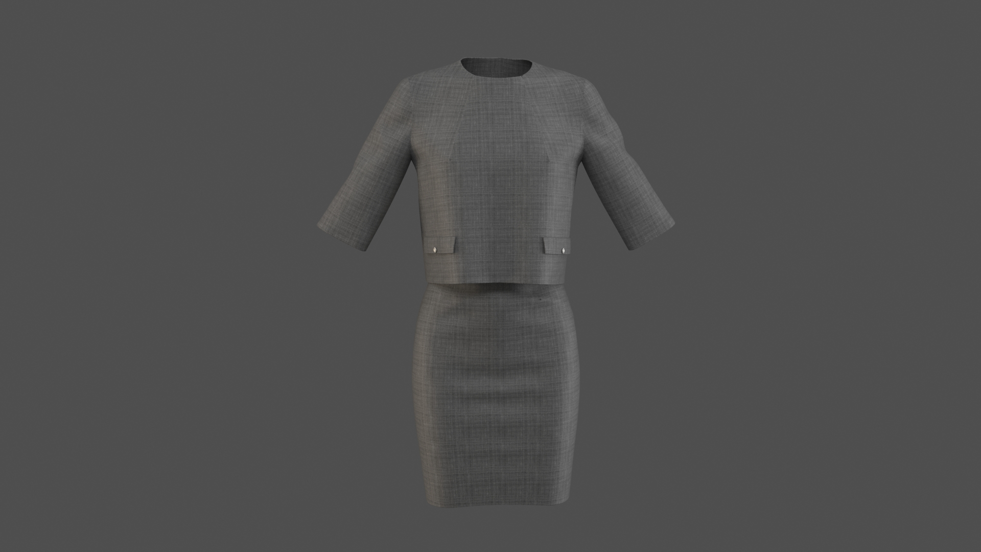 Formal dress 3D model - TurboSquid 1627934