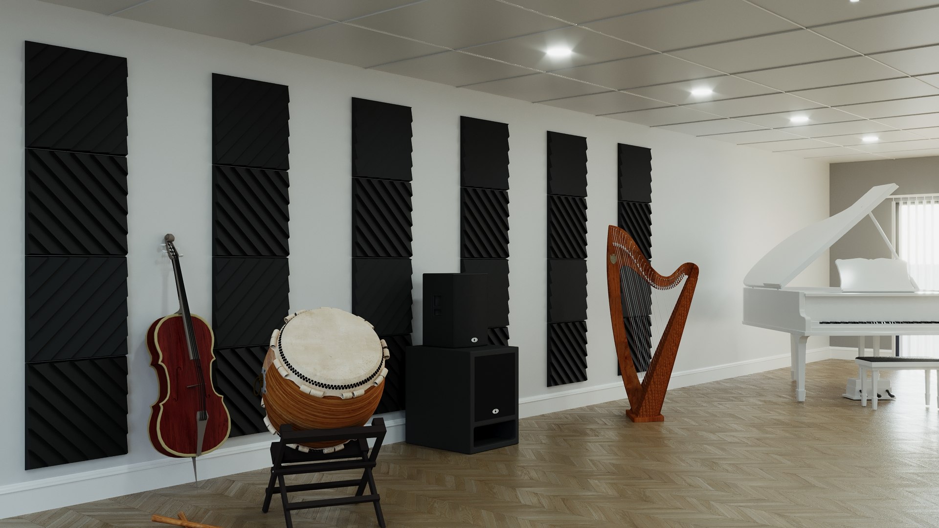 Music Room 3D Model - TurboSquid 2023660