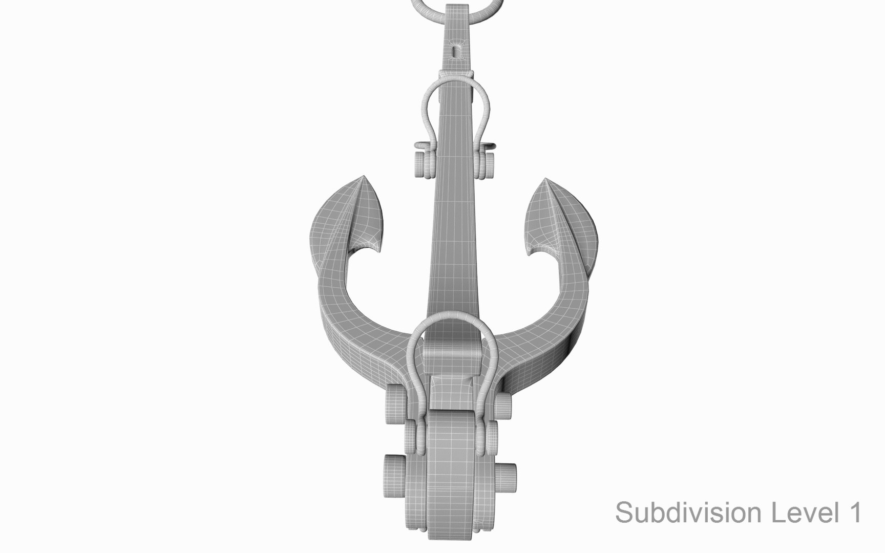 Stockless Anchor 3D Model - TurboSquid 2019176