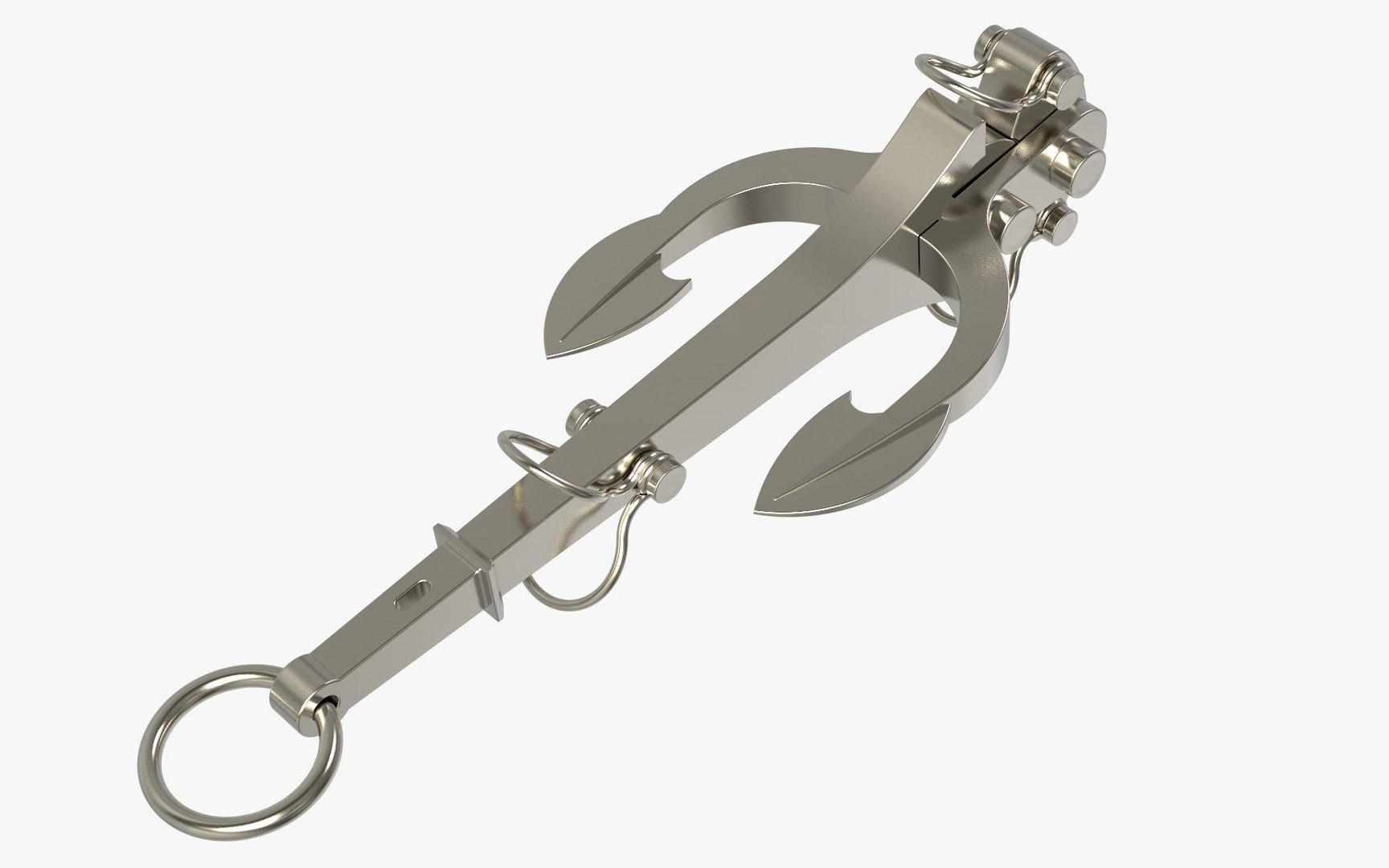 Stockless Anchor 3D Model - TurboSquid 2019176