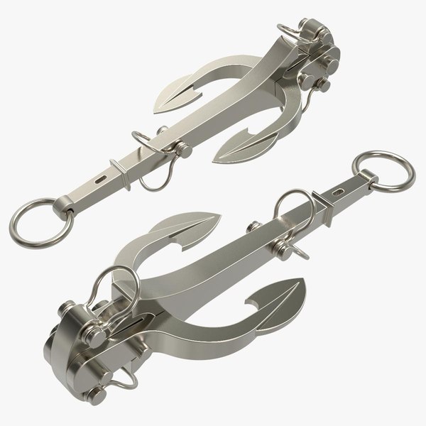 Stockless Anchor 3D model - TurboSquid 2019176