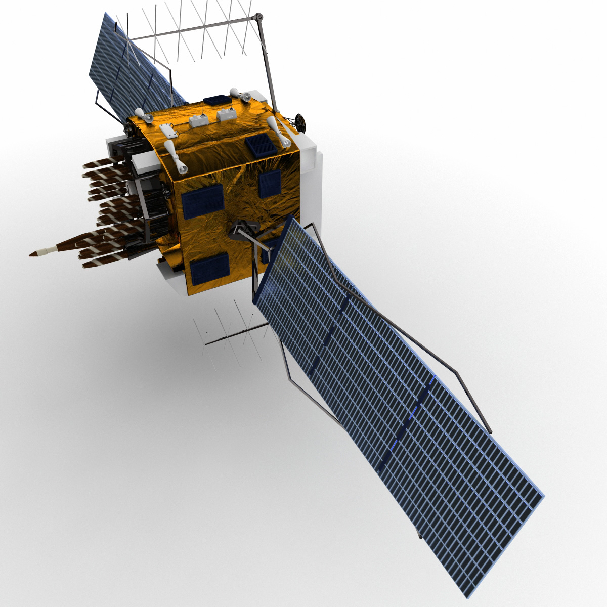 3d gps satellite navstar 54
