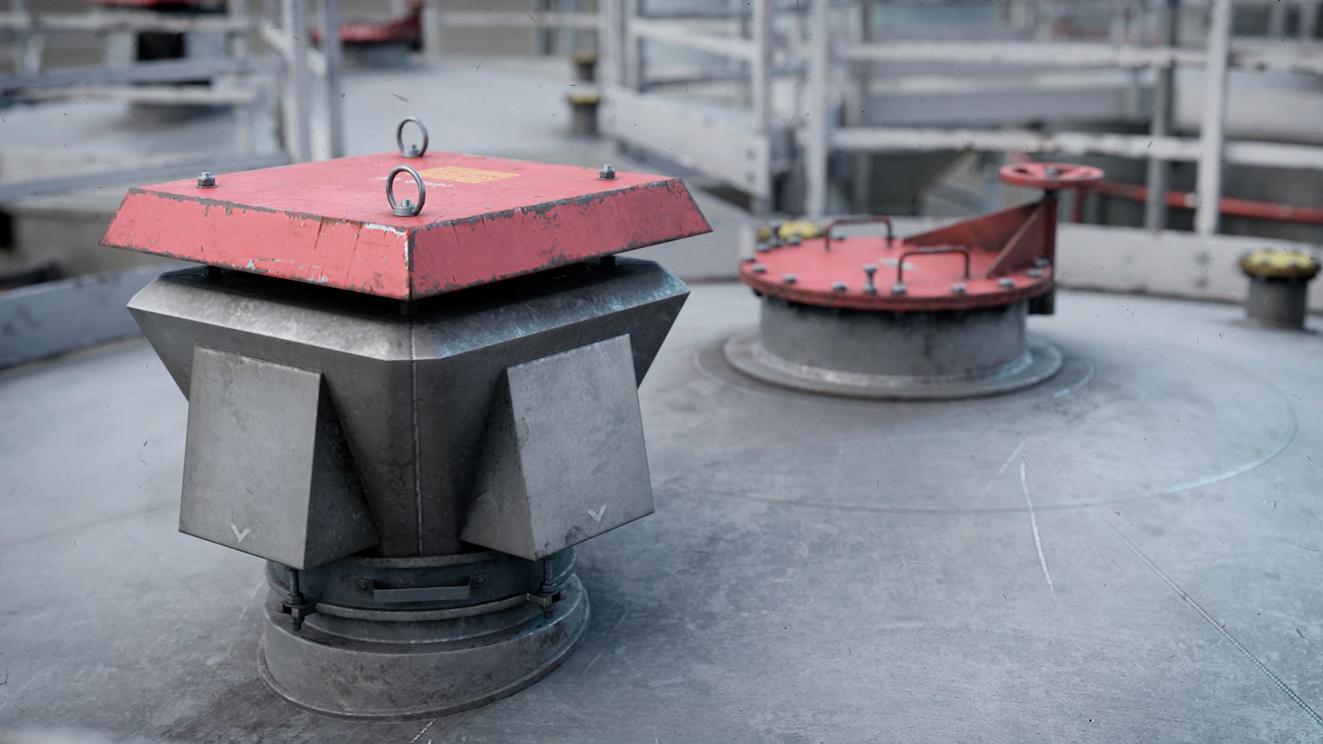 Industrial Storage Silo Pack Realtime 3D Model - TurboSquid 2239766