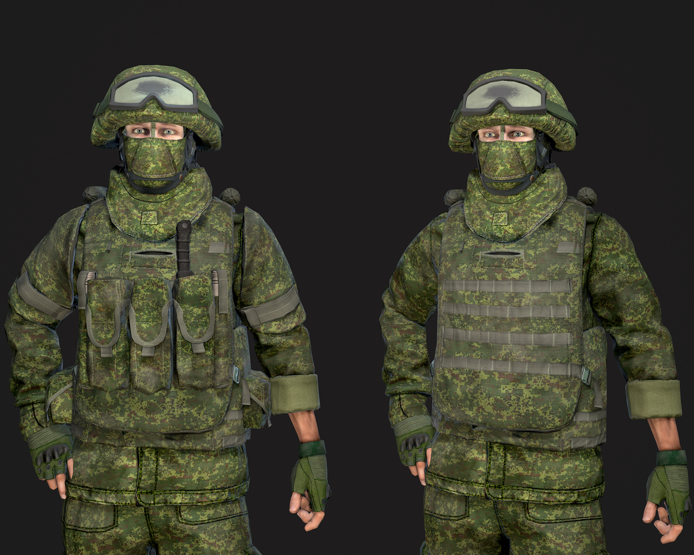 3D модель солдат - TurboSquid 1270272