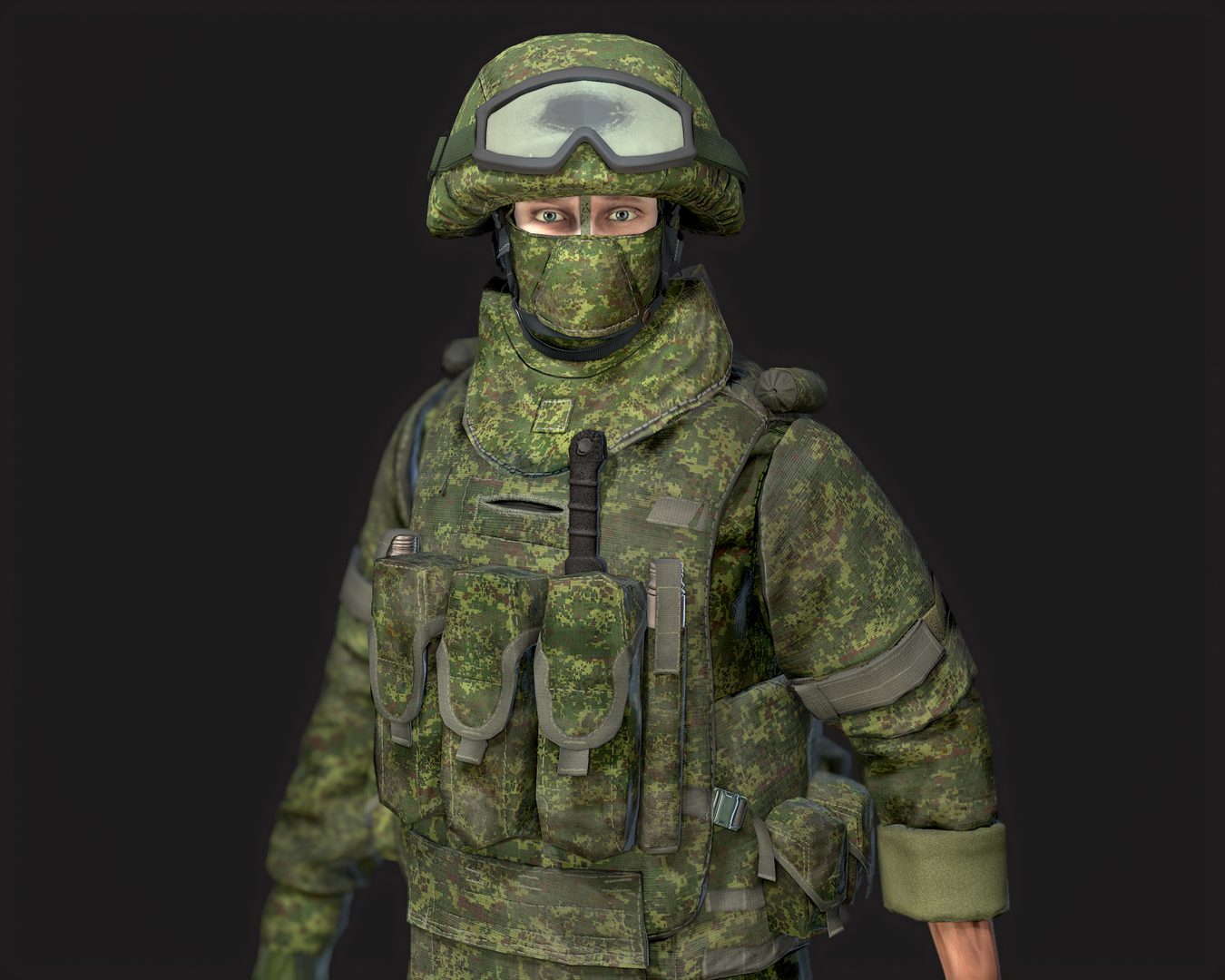 3D модель солдат - TurboSquid 1270272
