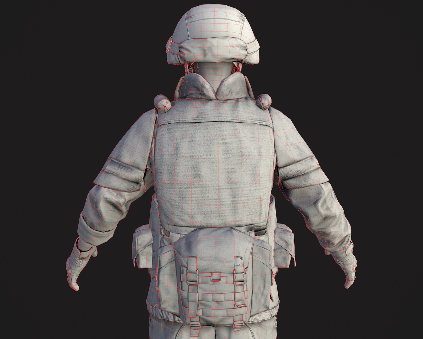 3D модель солдат - TurboSquid 1270272