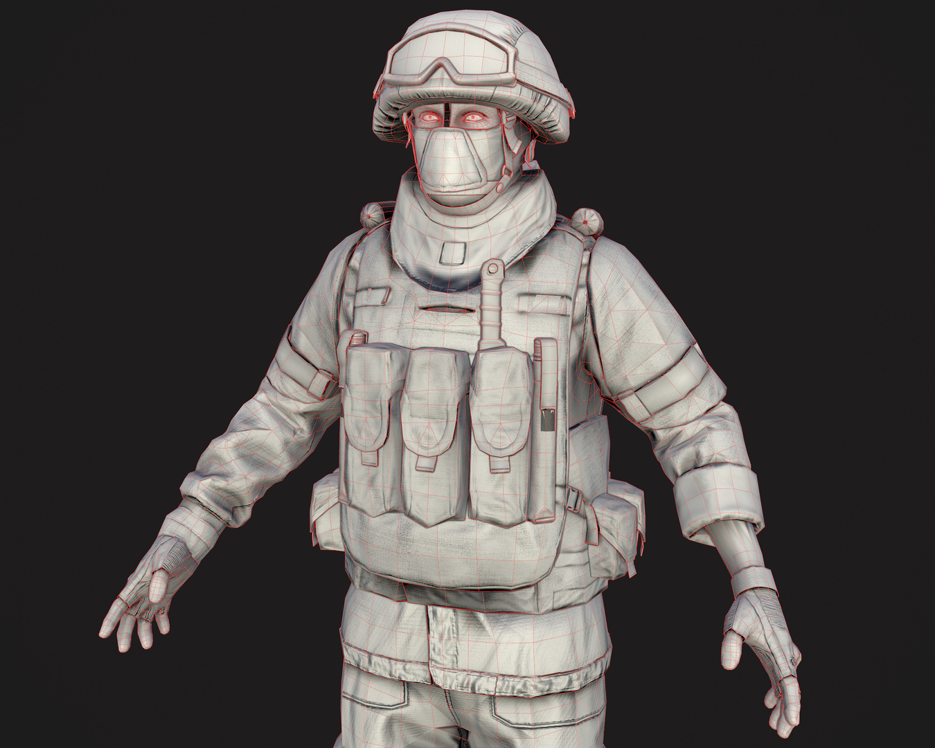 3D модель солдат - TurboSquid 1270272