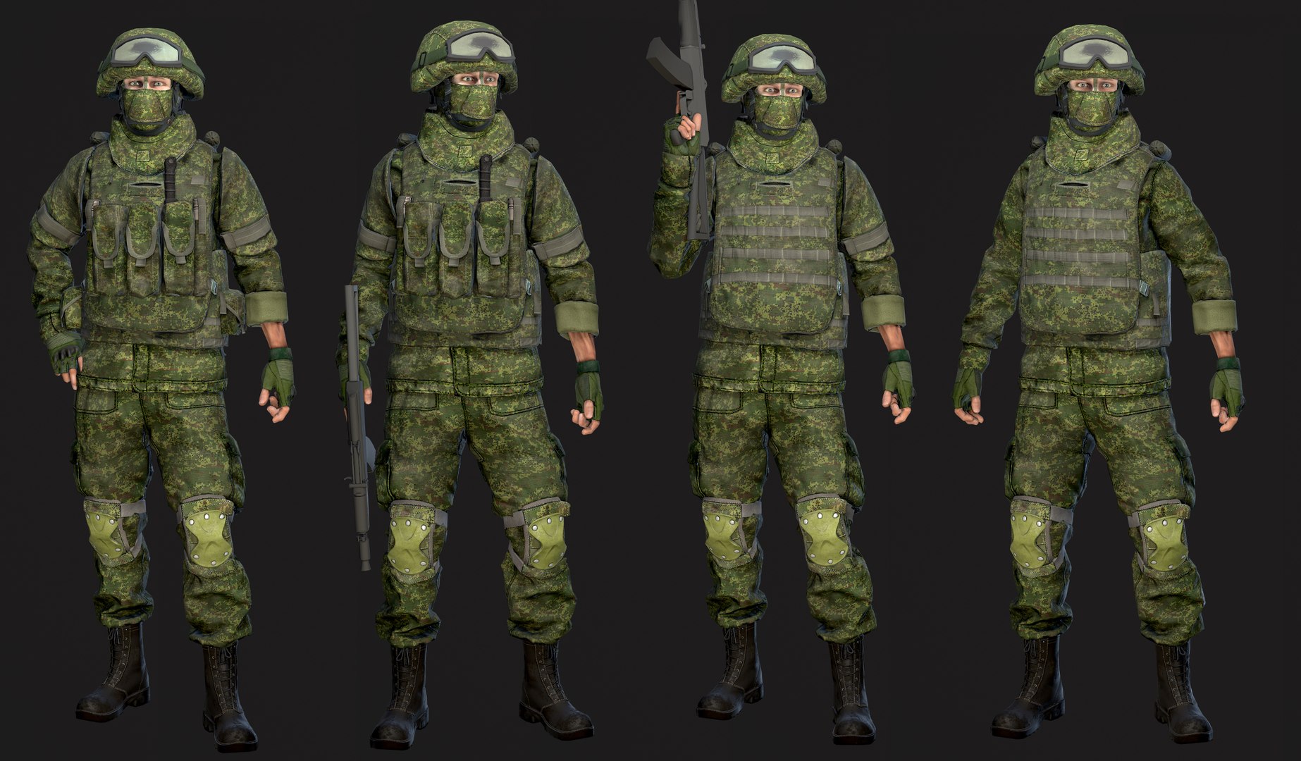 3D Soldier Games Model - TurboSquid 1270272