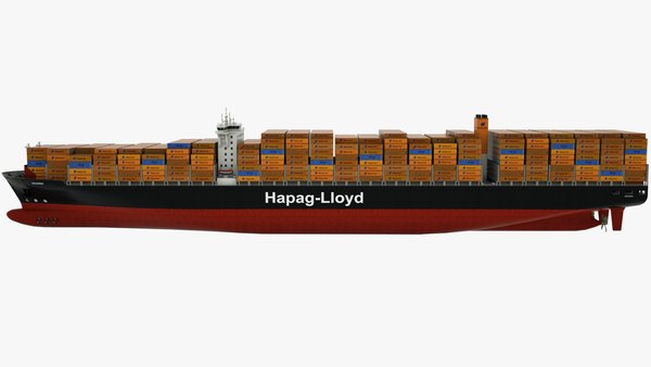 Container Ship Hapag Lloyd Paris Express 3D model - TurboSquid 1733537