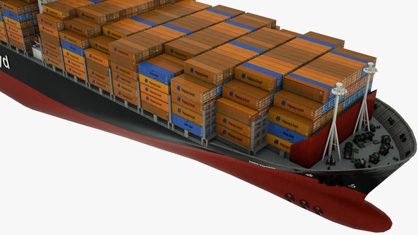 Container Ship Hapag Lloyd Paris Express 3D model - TurboSquid 1733537