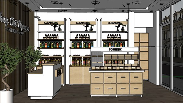 3D cosmetic shop-store model - TurboSquid 1977219