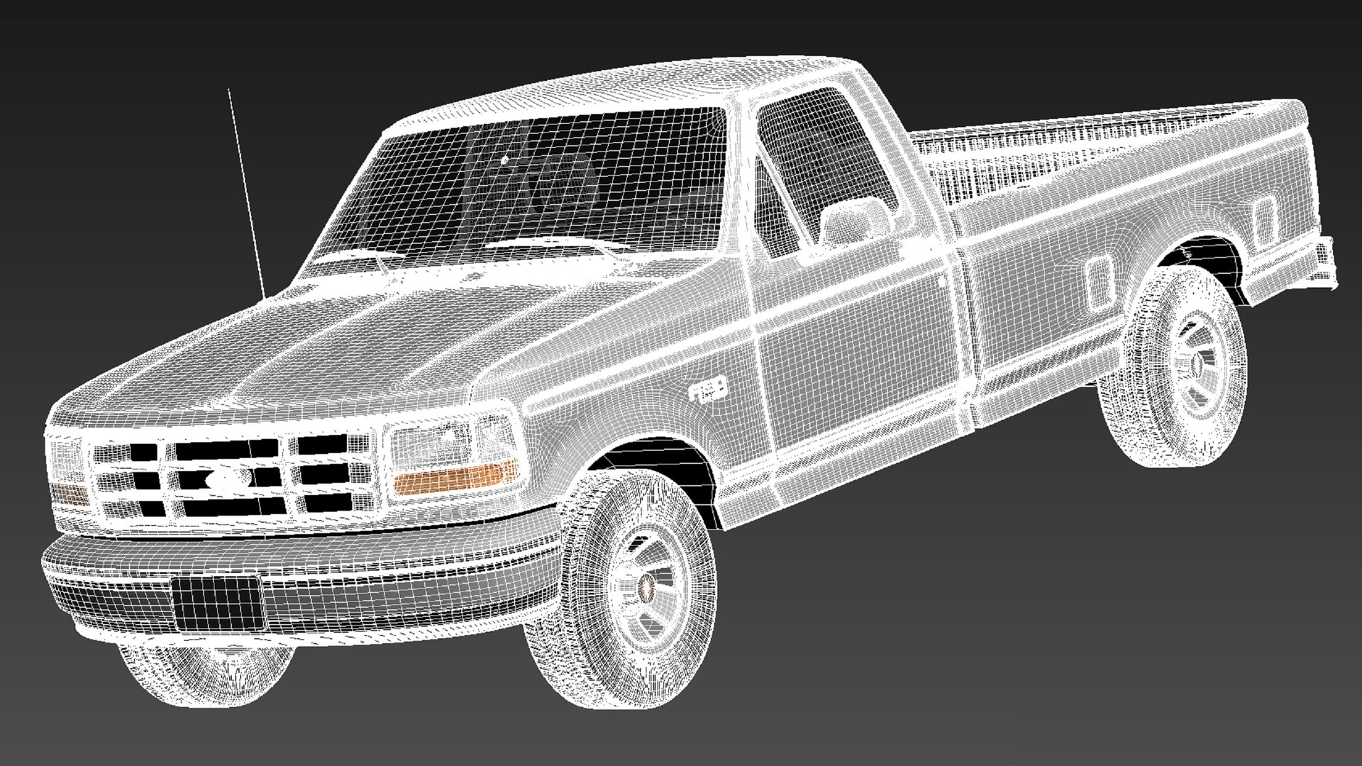 3d V8 Antique 1996 1992