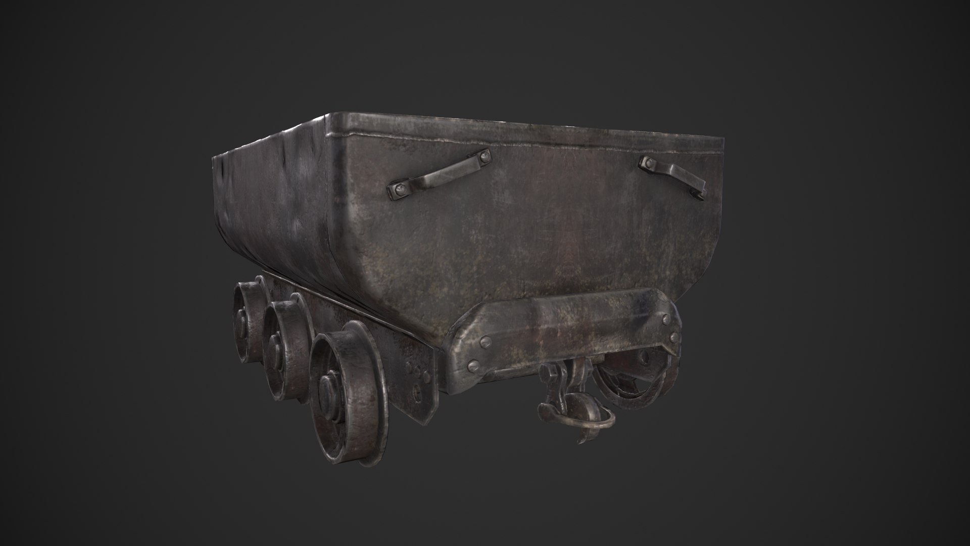 Mining Cart 3D - TurboSquid 1745983