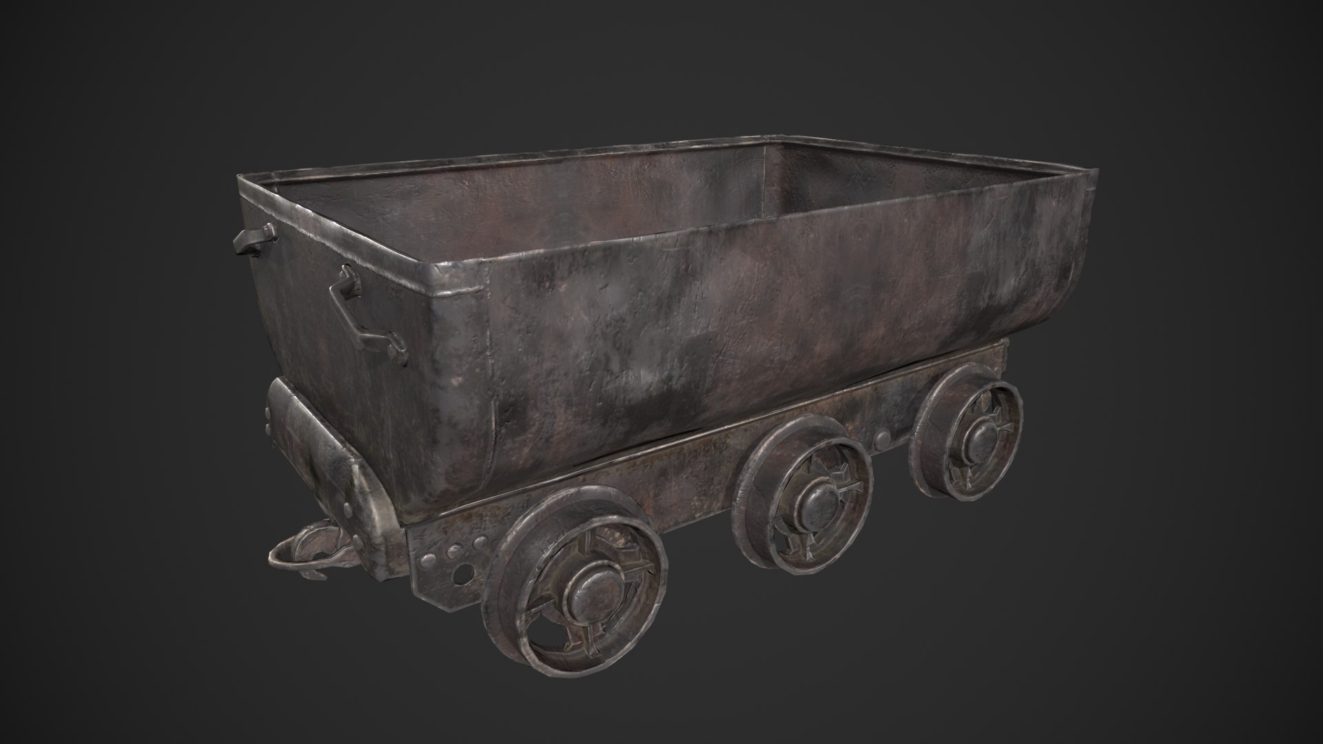 Mining Cart 3D - TurboSquid 1745983