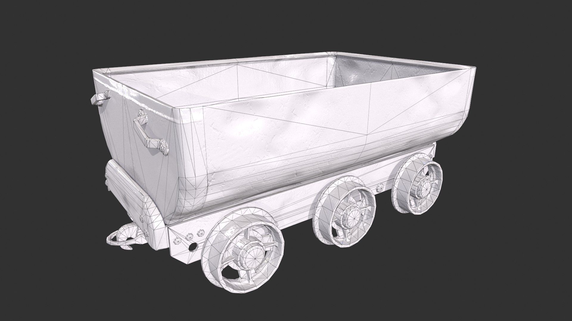 Mining Cart 3D - TurboSquid 1745983