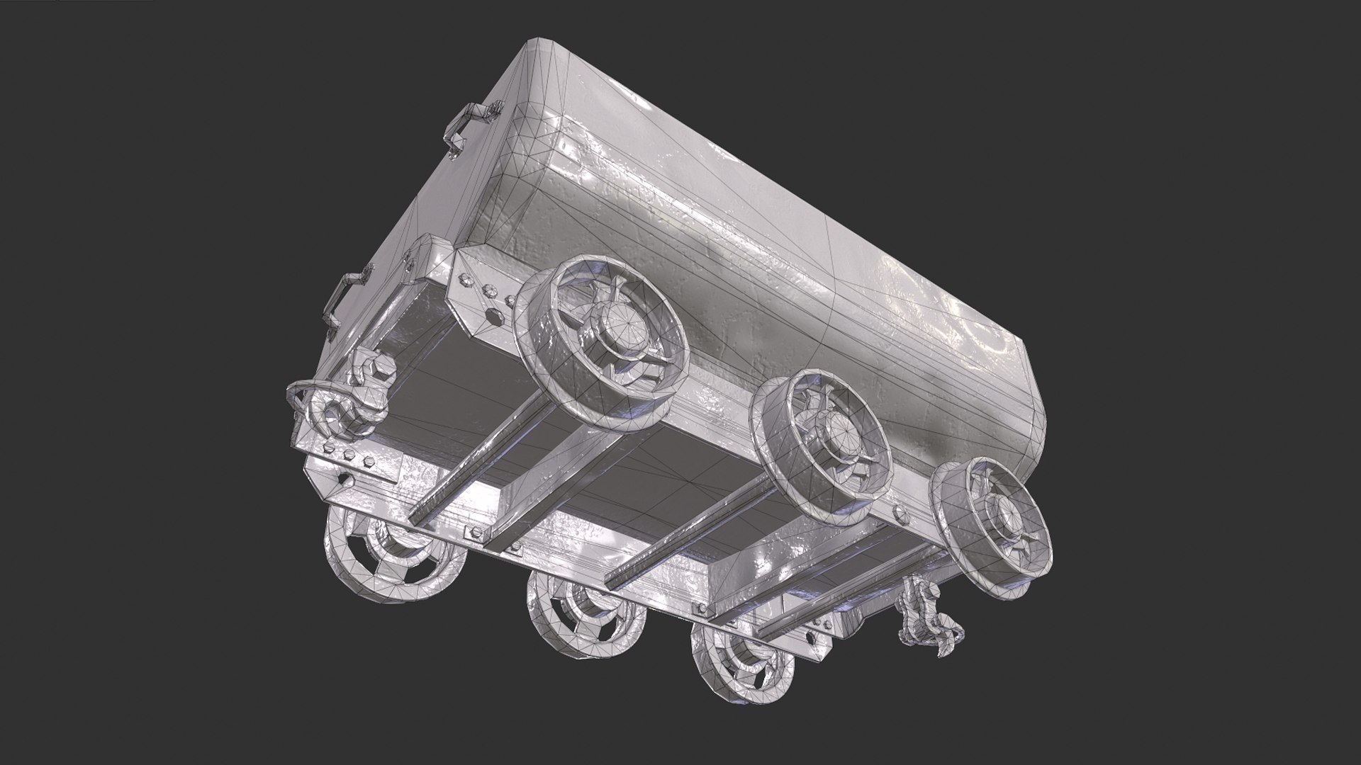 Mining Cart 3D - TurboSquid 1745983