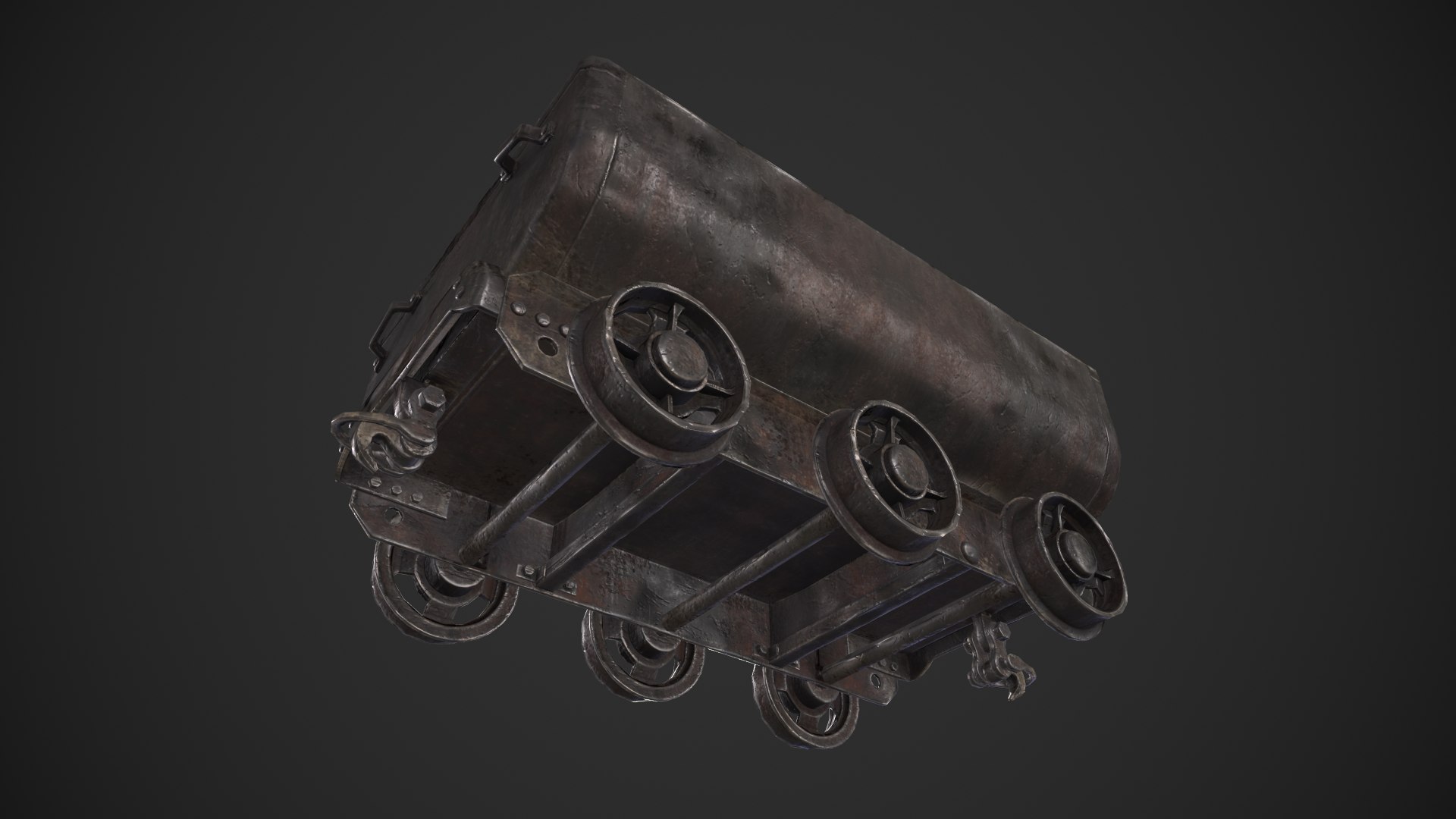 Mining Cart 3D - TurboSquid 1745983