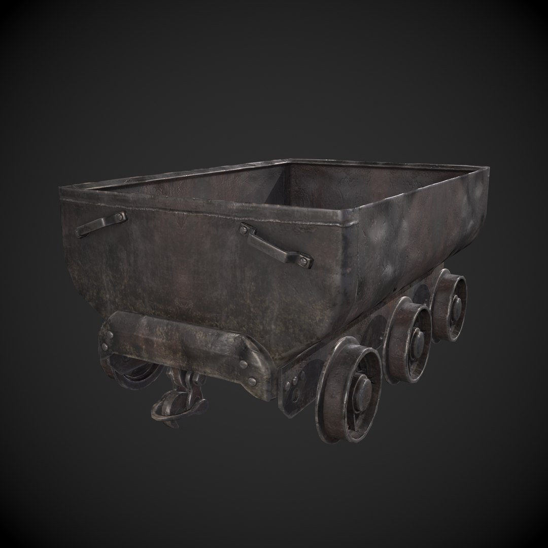 Mining Cart 3D - TurboSquid 1745983