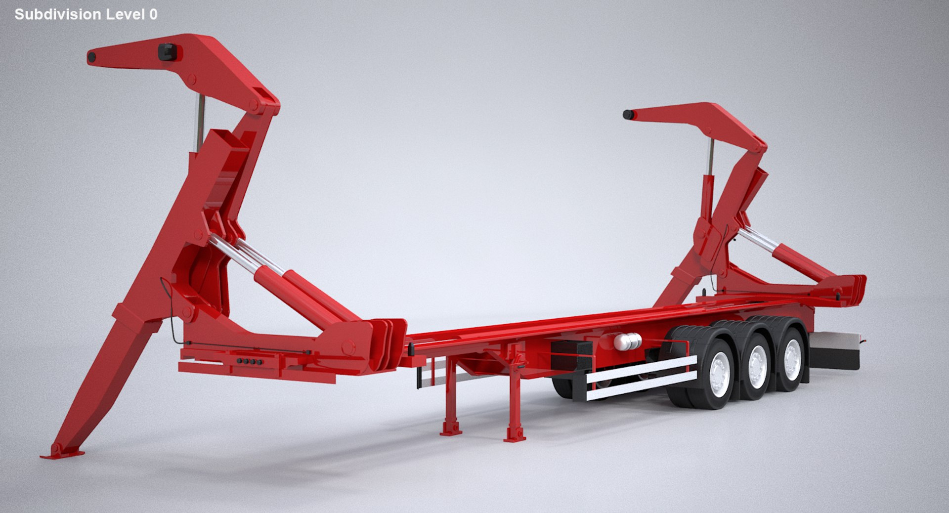 Sidelifter Semi Trailer 3D Model - TurboSquid 1383782