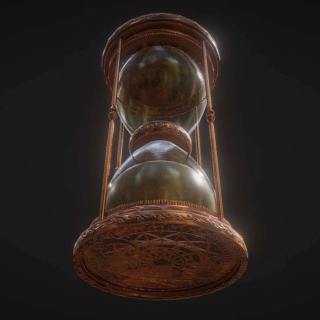 3D Hour Glass - TurboSquid 1572026