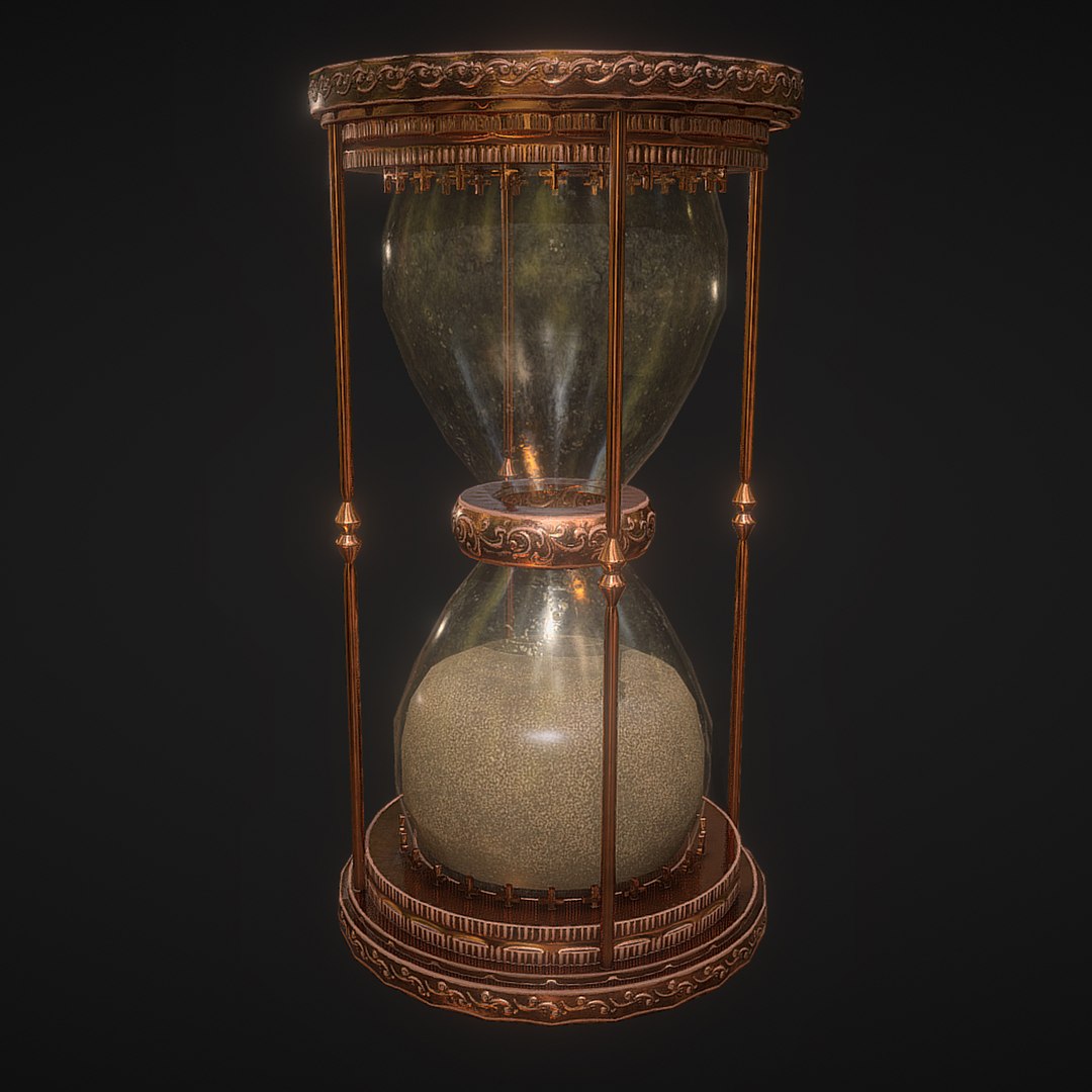 3D Hour Glass - TurboSquid 1572026