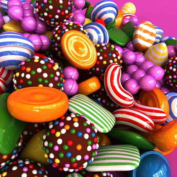 3d sucker candy