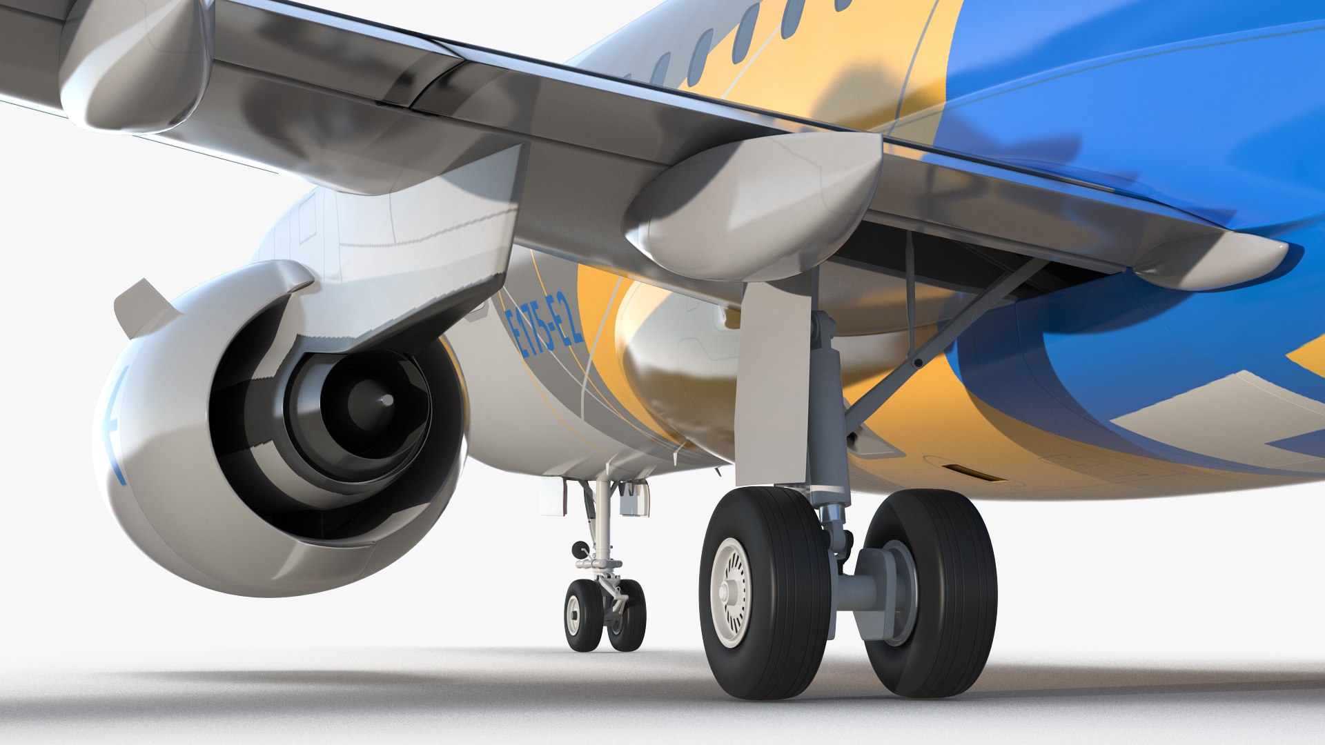 Embraer e-jet e175-e2 jet 3D - TurboSquid 1446637