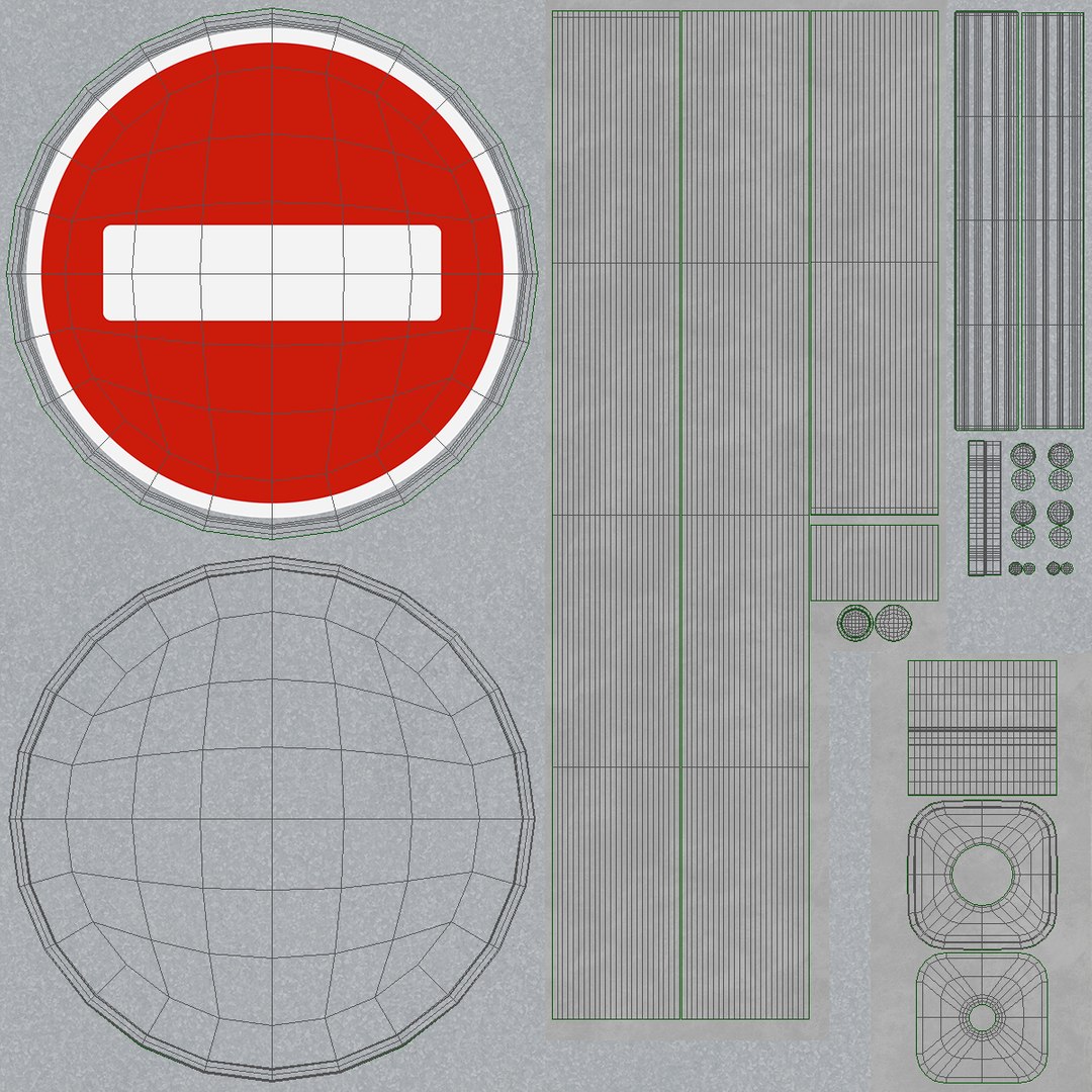 Traffic sign model - TurboSquid 1384808