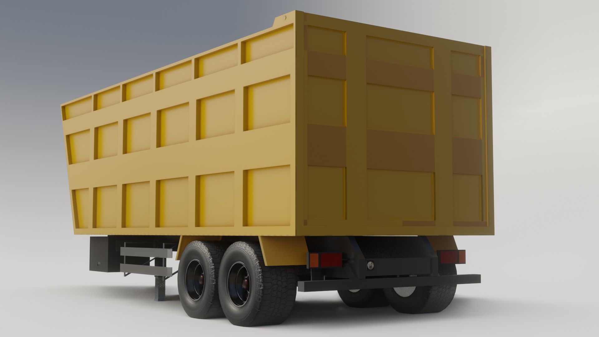 3D Agricultural Trailer Low-poly 3D Model - TurboSquid 1864923