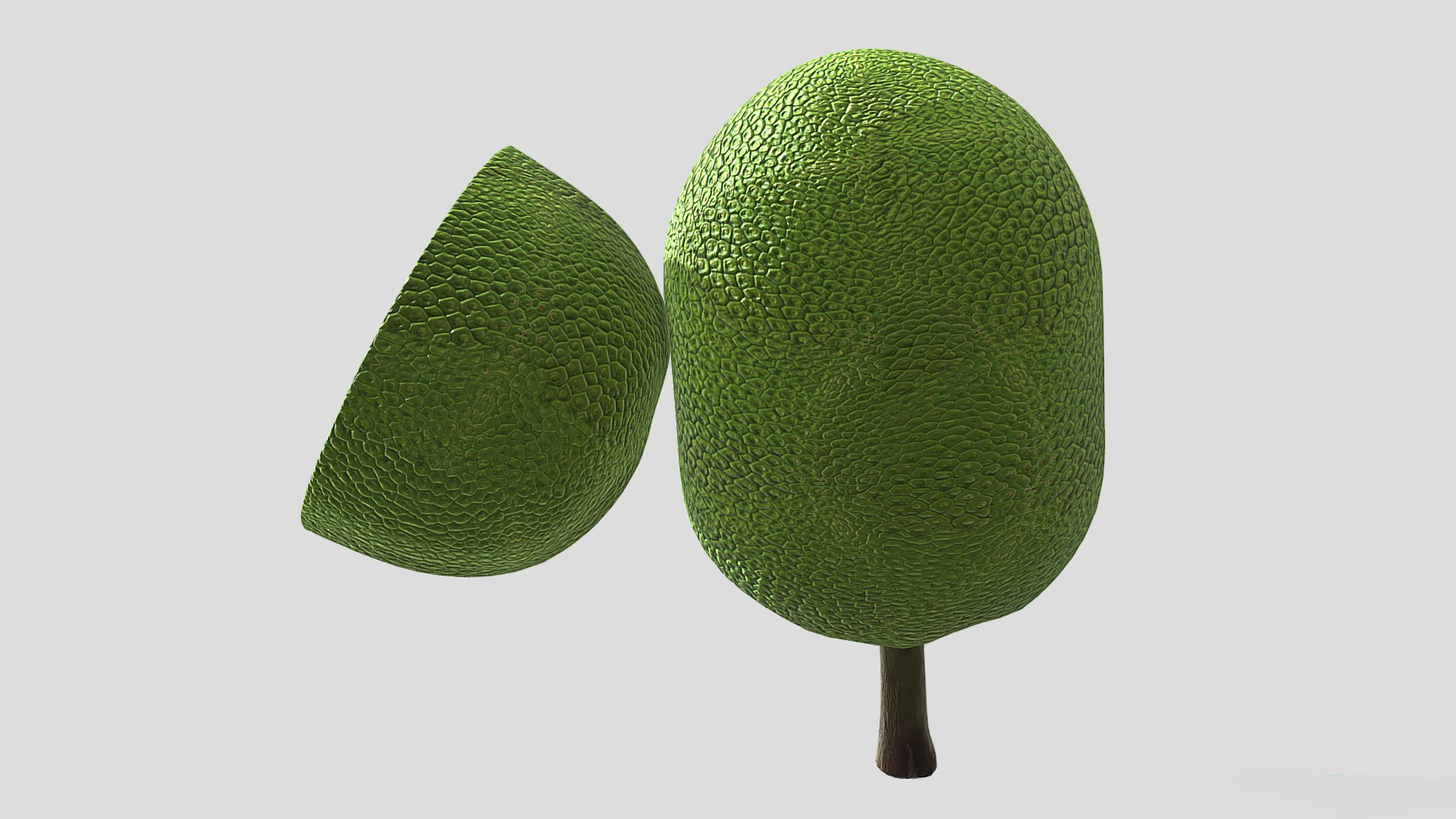3D Fruit Breadfruit Low Poly Model - TurboSquid 2317750