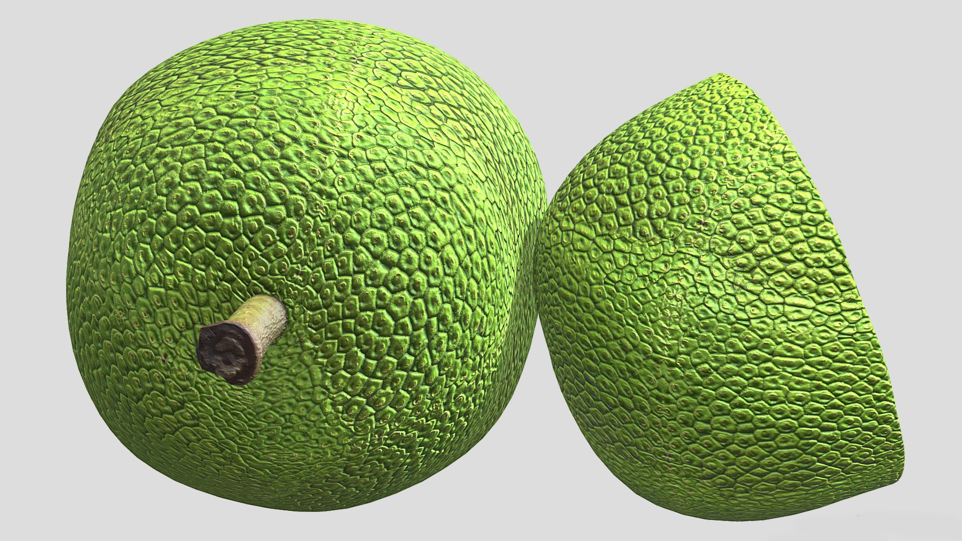 3D Fruit Breadfruit Low Poly Model - TurboSquid 2317750