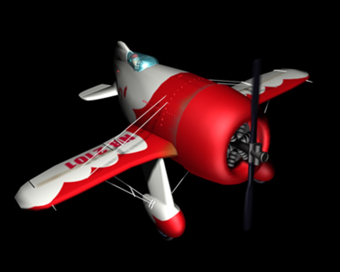 3dsmax gee bee racer