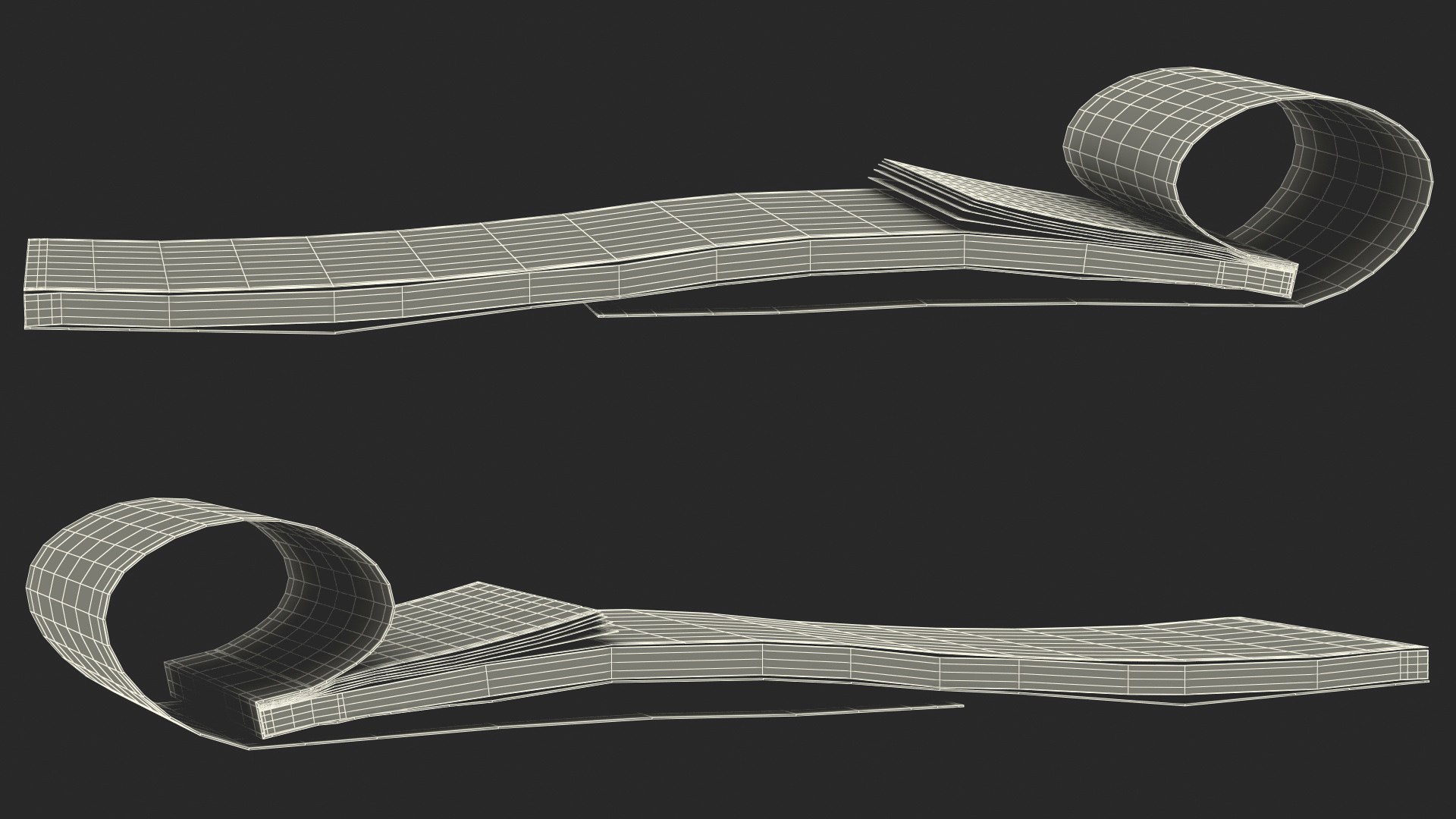 Cheque Book Torn Pages 3D Model - TurboSquid 1926588