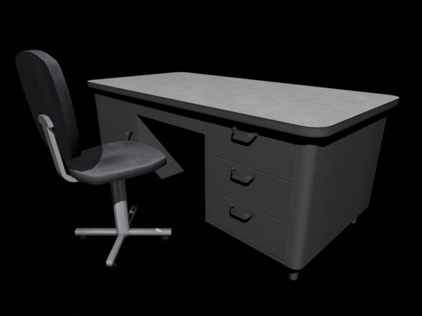 3d Model Desk