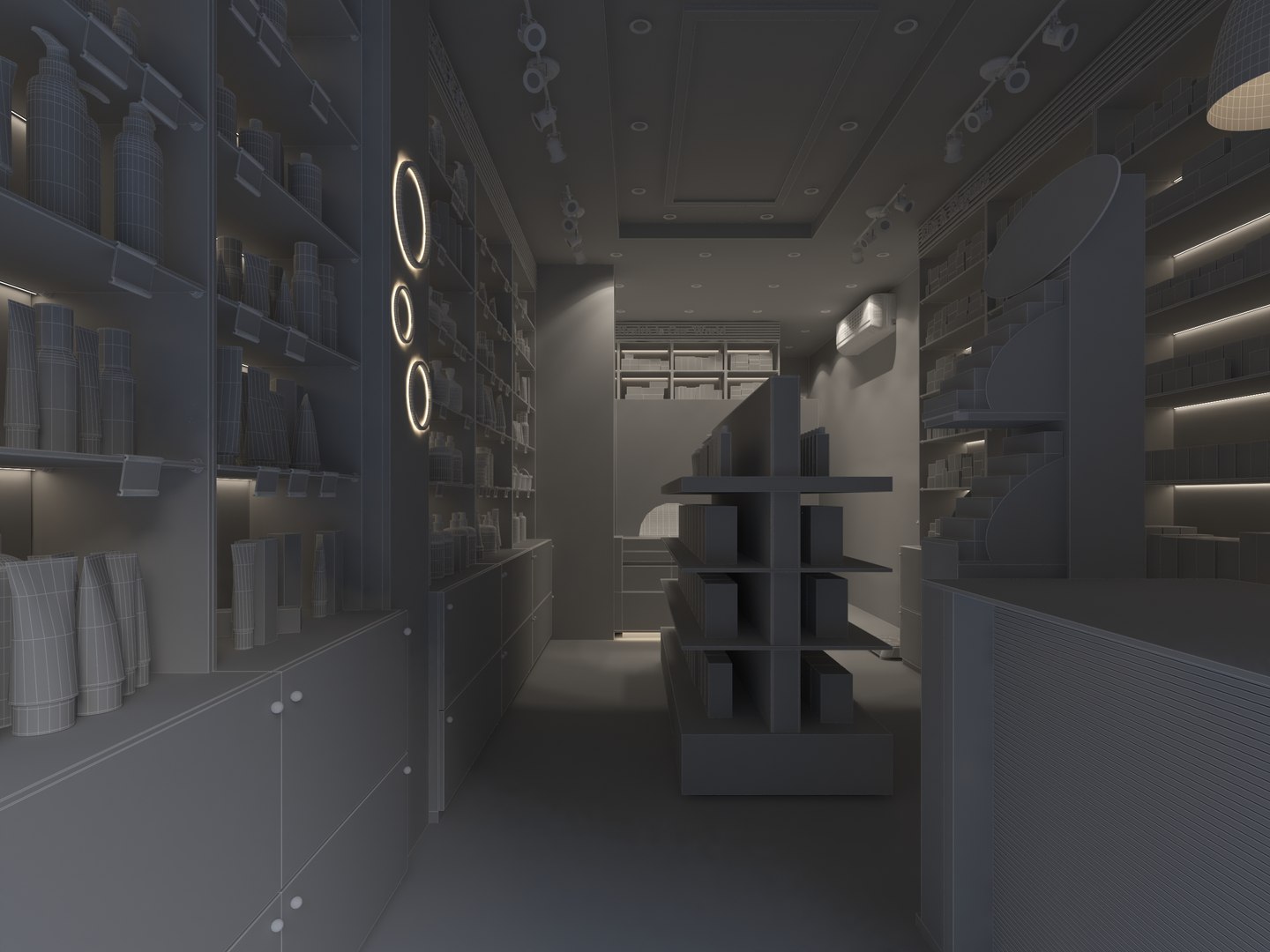 3D Pharmacy - Drug Store Model - TurboSquid 1810547