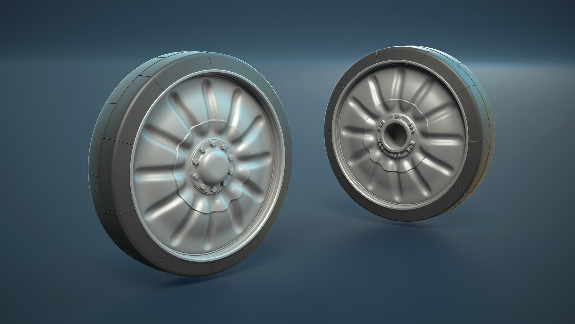 3D ZSU-23-4 Shilka Wheels Set - TurboSquid 2141195