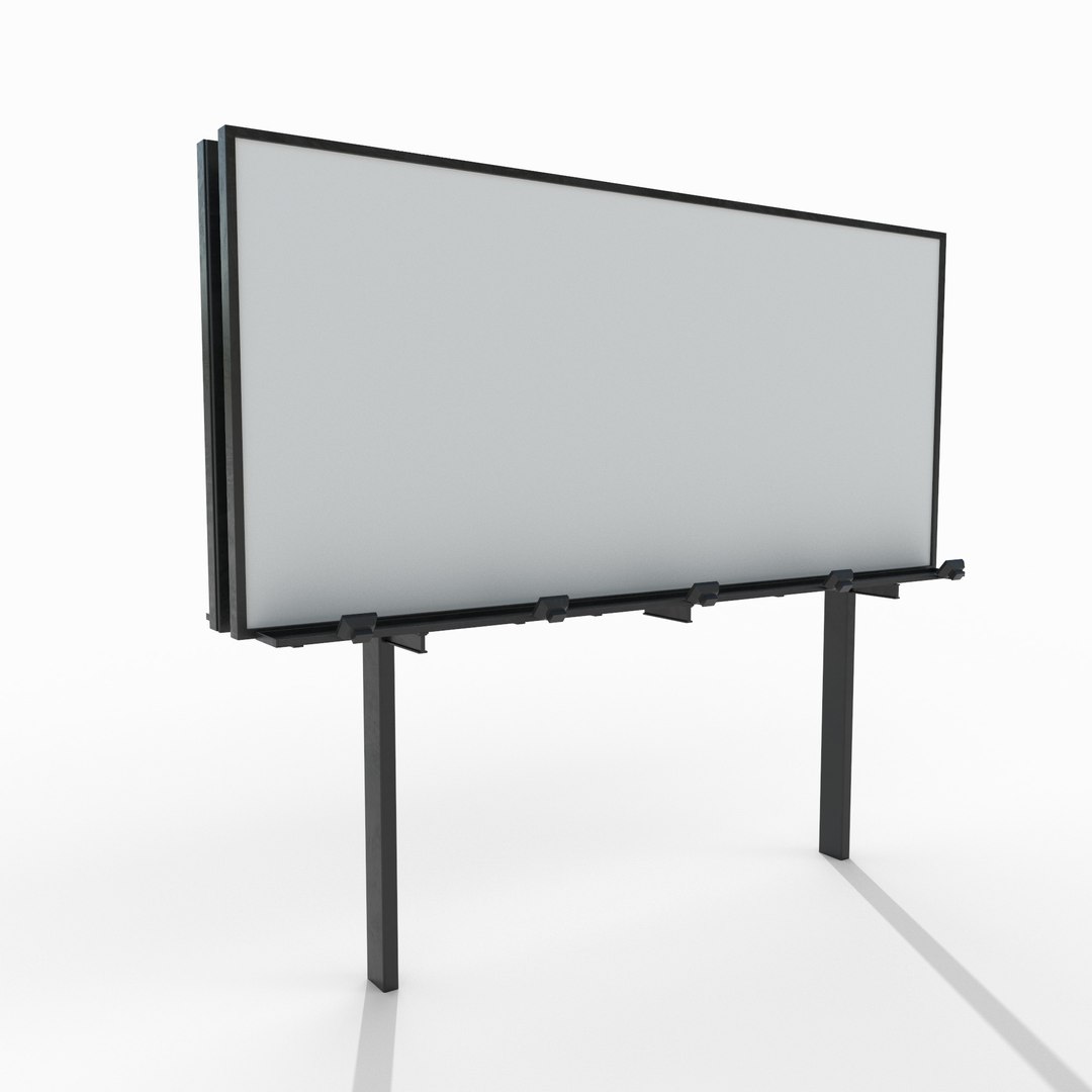 Billboard 3D Model - TurboSquid 2297415
