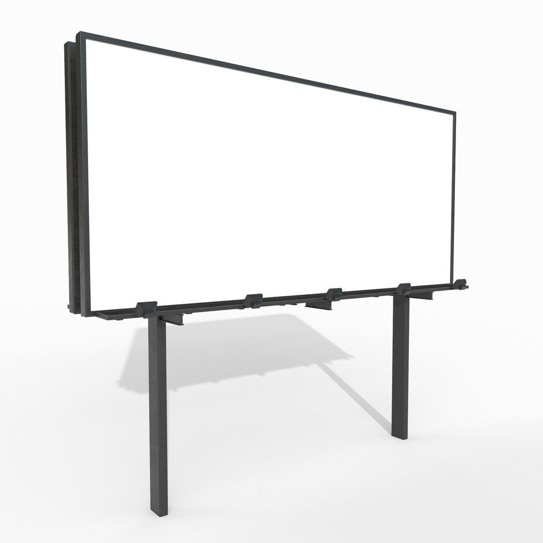 Billboard 3D Model - TurboSquid 2297415