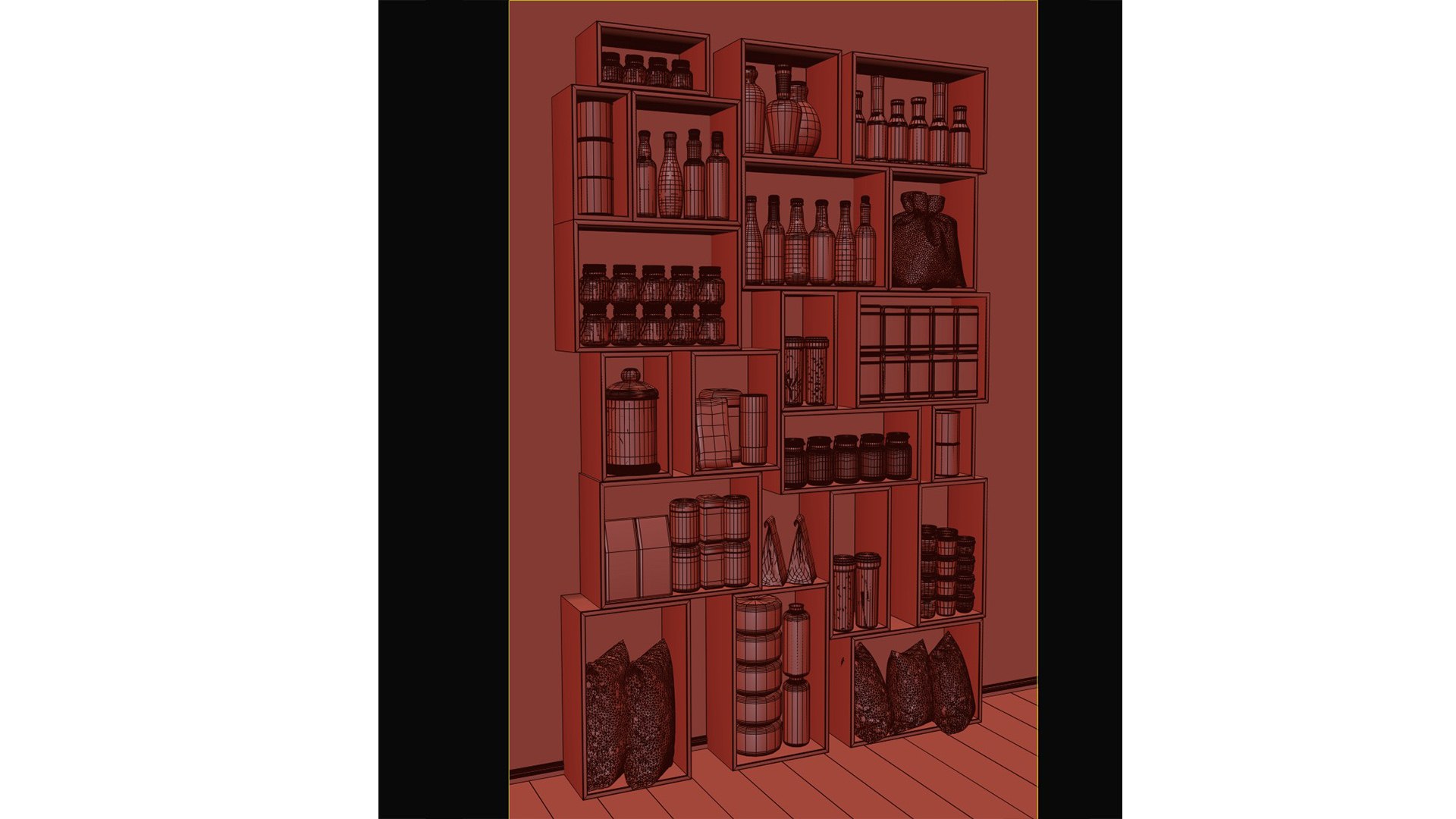 StoreShelf 3D Model - TurboSquid 1720288