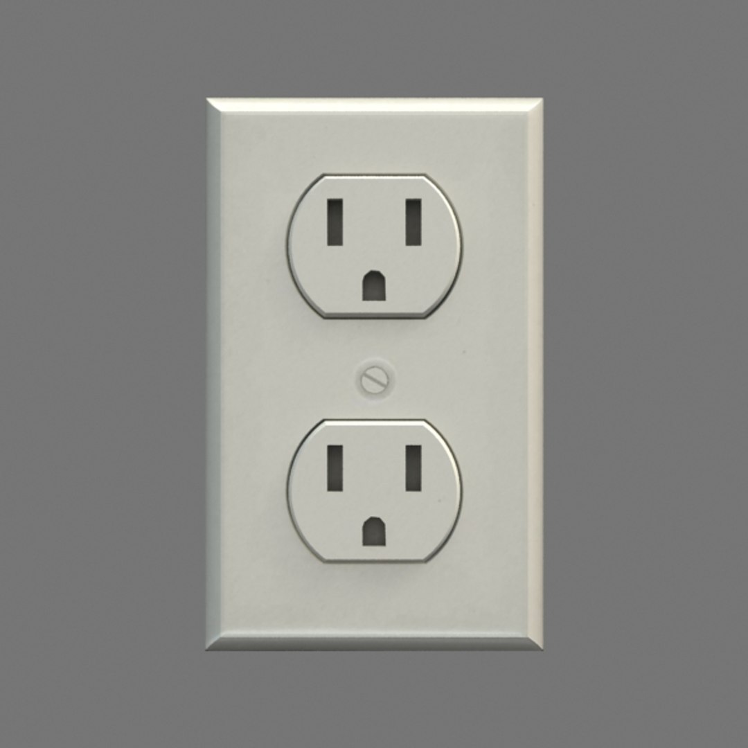 3d Model Of Electrical Socket