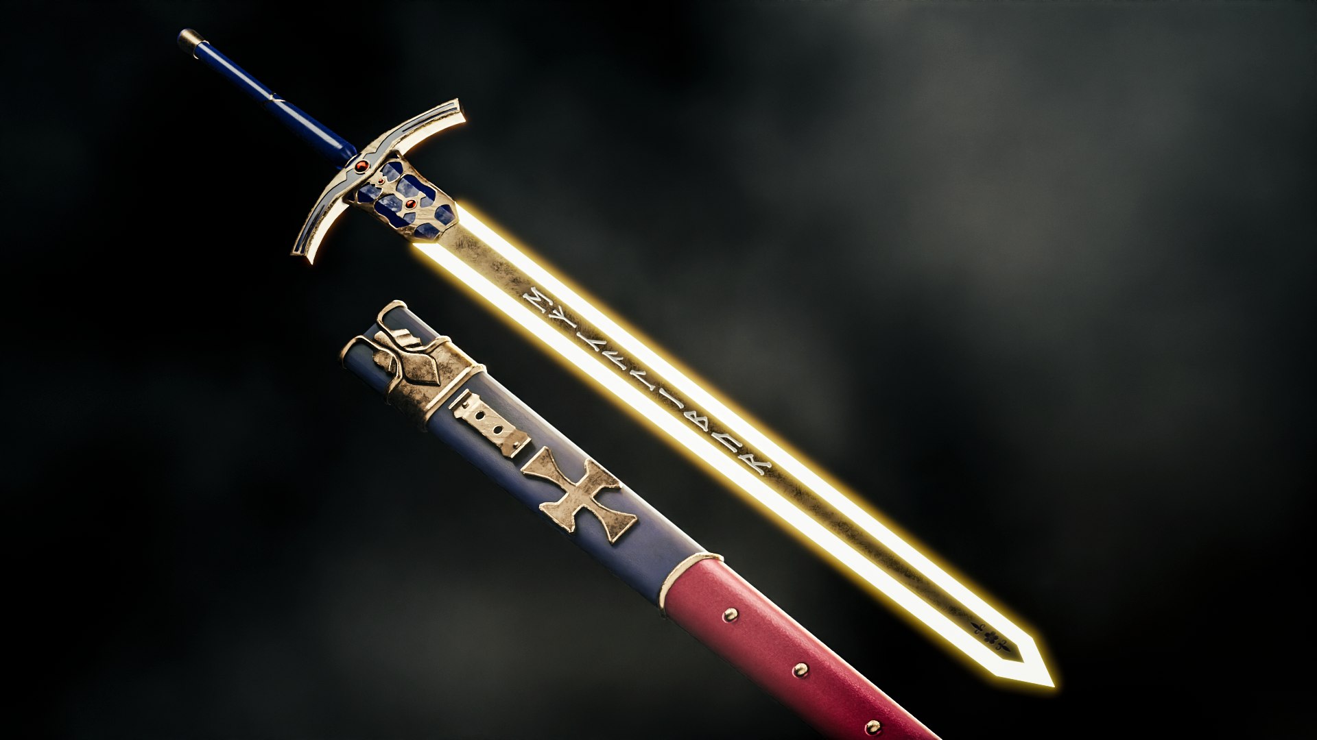 Excalibur Sword model - TurboSquid 1832323