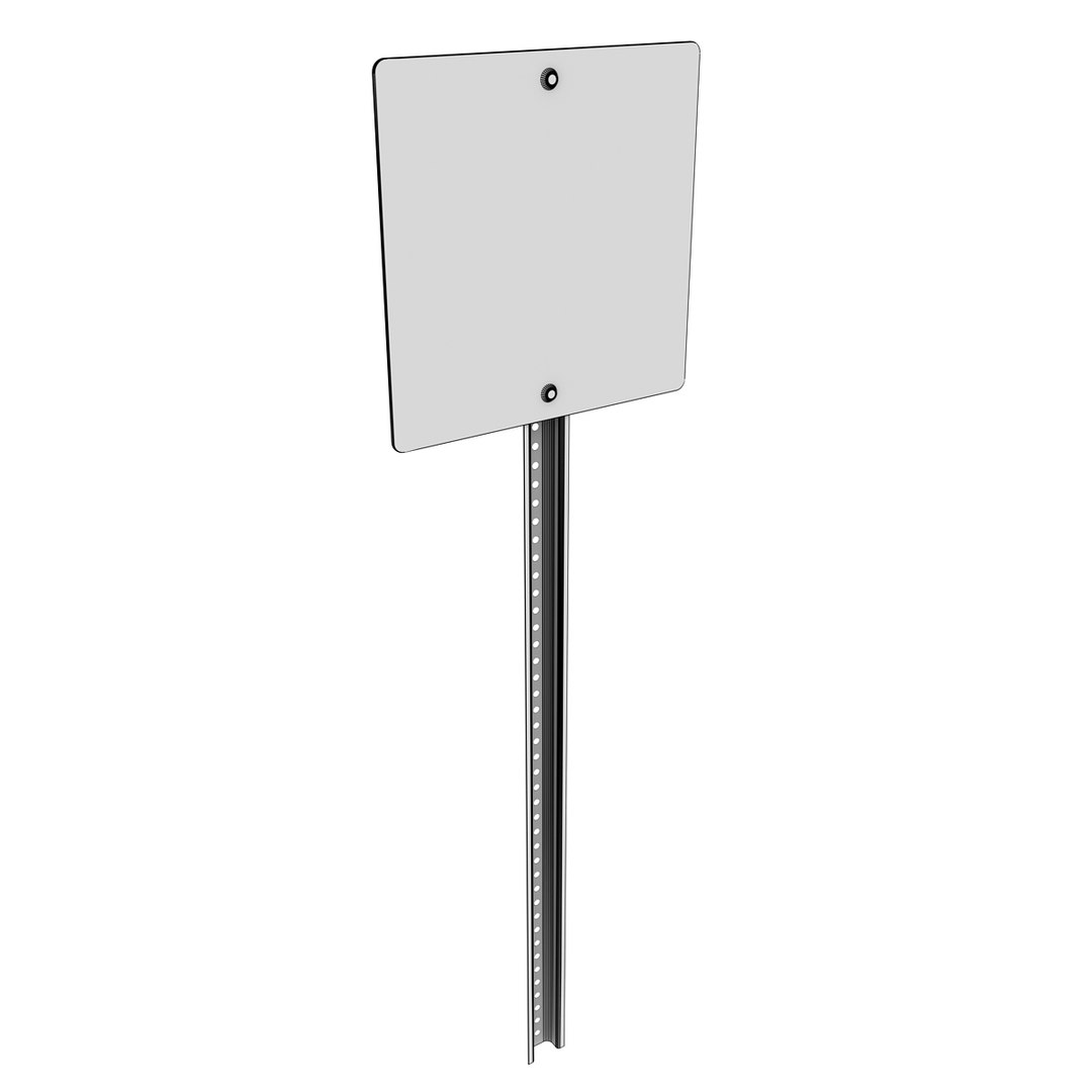 Enter sign model - TurboSquid 1303399