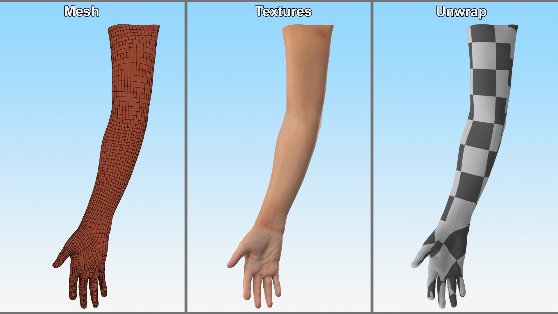 Realistic Young Boy Arm Model - TurboSquid 2287204