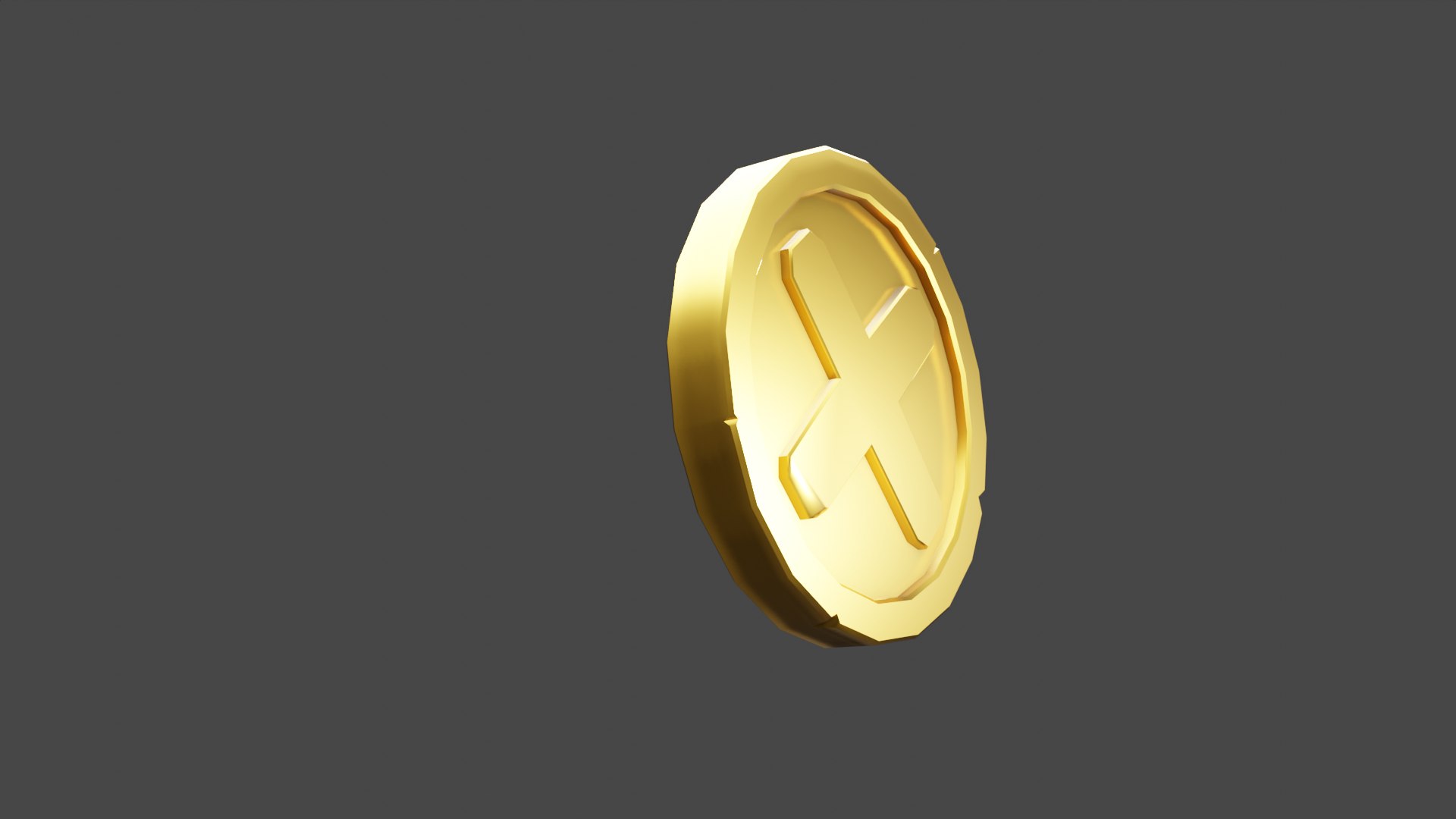 Single Sided Cross Doubloon 3D Model - TurboSquid 2071956