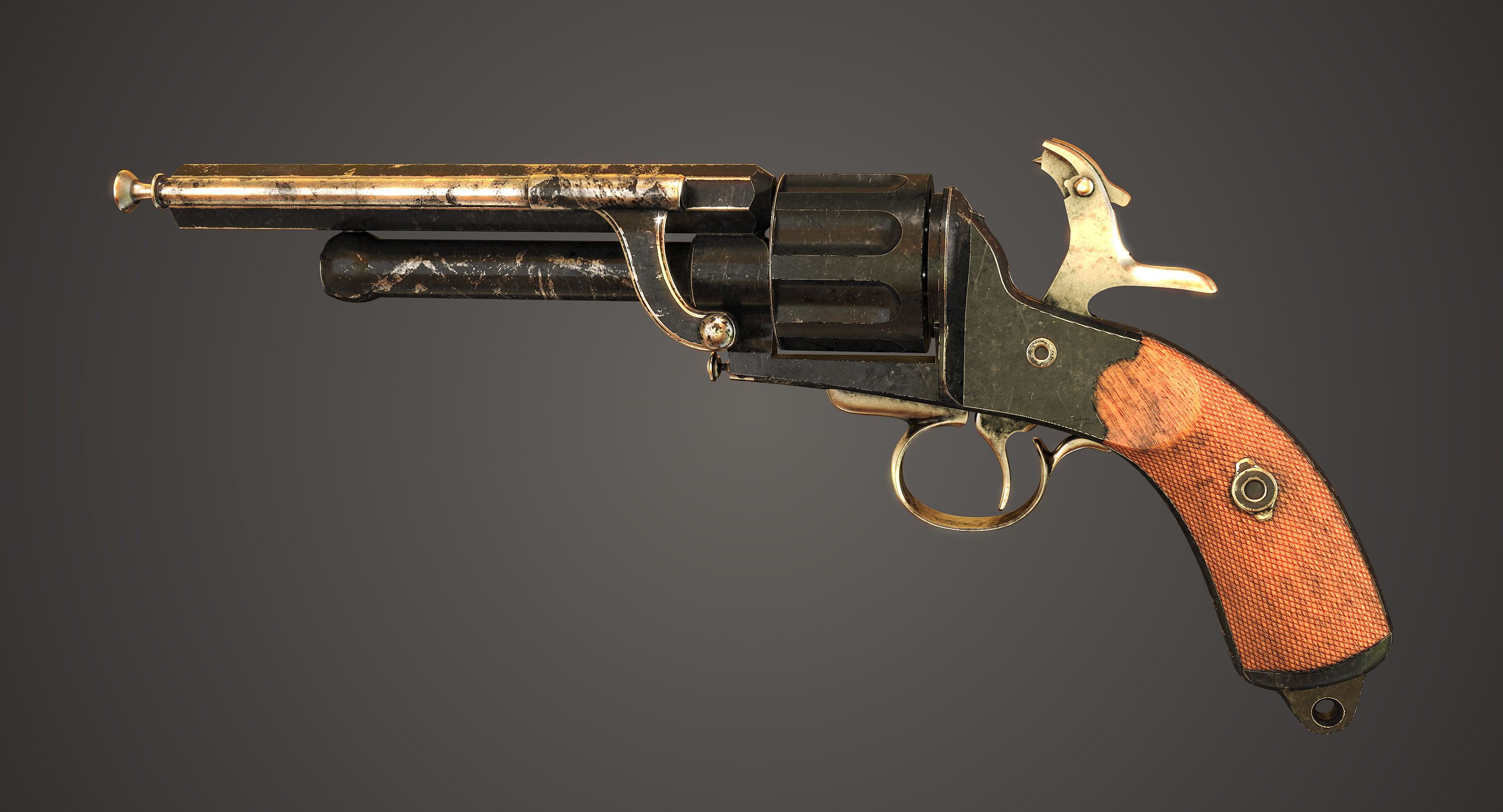 le mat revolver 3d model