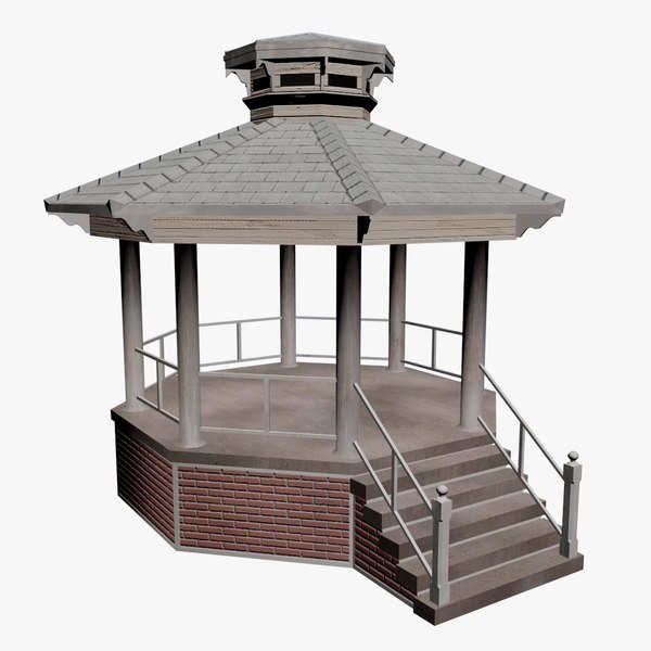 modelo 3d Quiosco - TurboSquid 718328