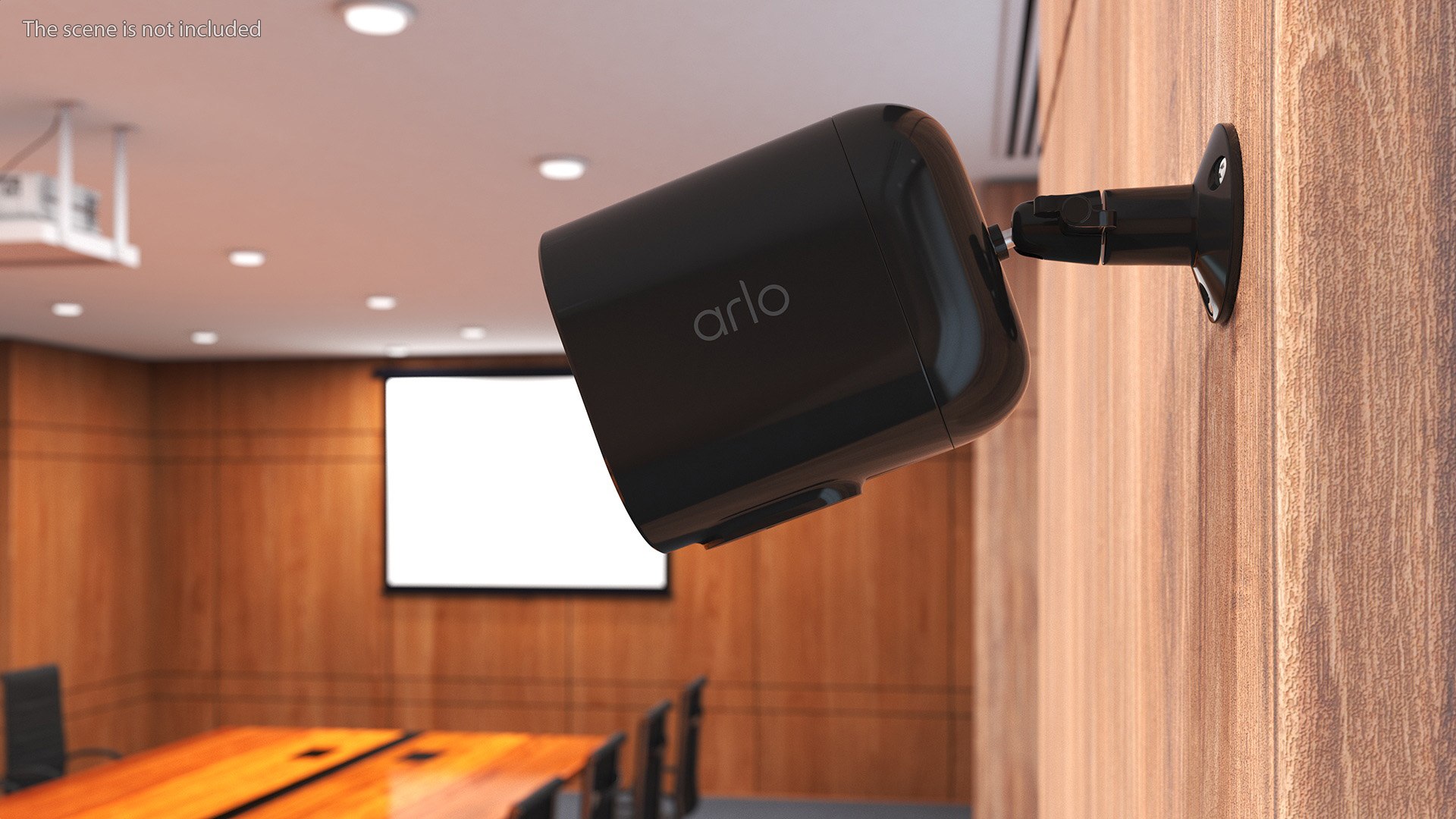 Wireless HDR Spotlight Security Camera Arlo Black 3D model - TurboSquid 2149009