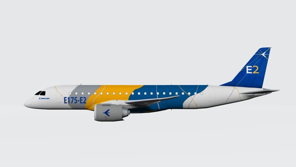 Embraer E175 E-2 컬러 하우스 3D 모델 - TurboSquid 1574532