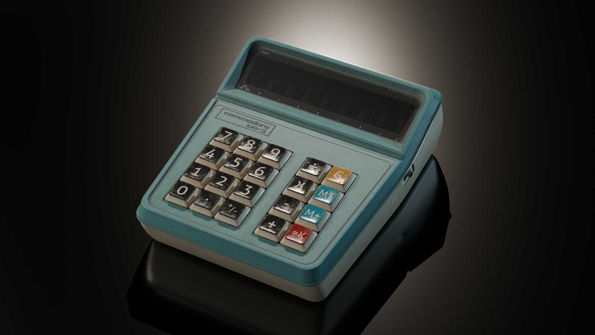 Commodore US3 Calculator 3D Model - TurboSquid 2191179